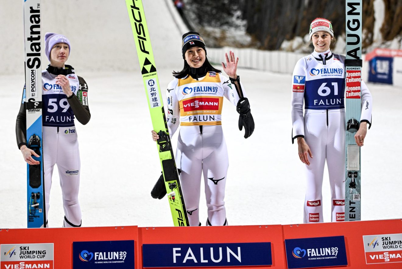 Nika Prevc v finalu Faluna do 2. mesta, Niki Vodan daljava tekme - Sloski